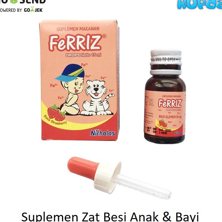 Jual Ferriz Drops 15ml Zat Besi Anak dan Bayi untuk Nafsu Makan ...