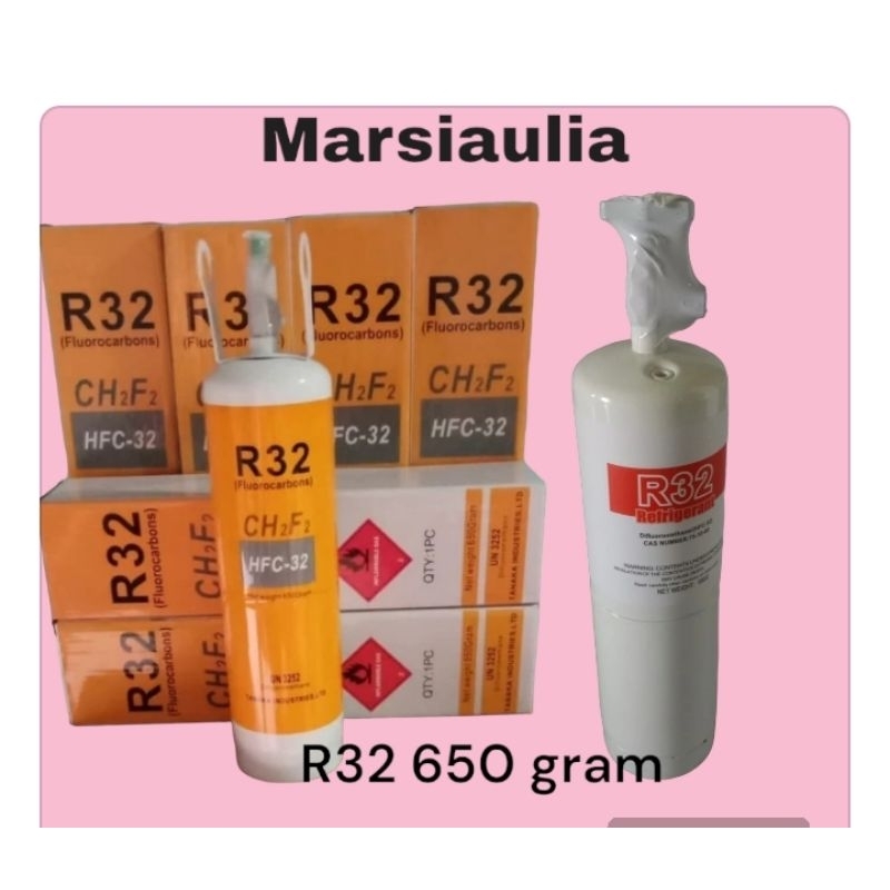 Jual Fre on R32 kaleng 650 gram Hfc-32 hfc32 preon AC | Shopee Indonesia