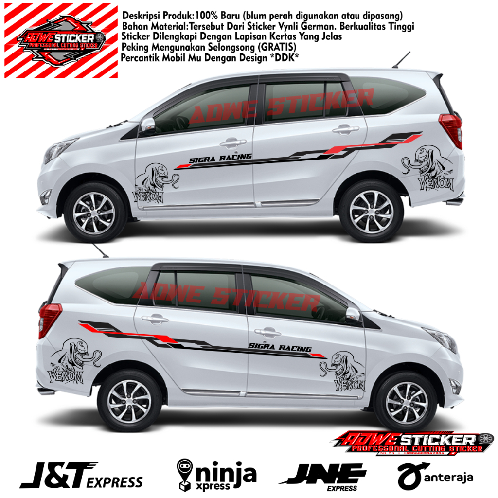 Jual stiker sigra sticker sigra cutting list mobil daihatsu sigra ...