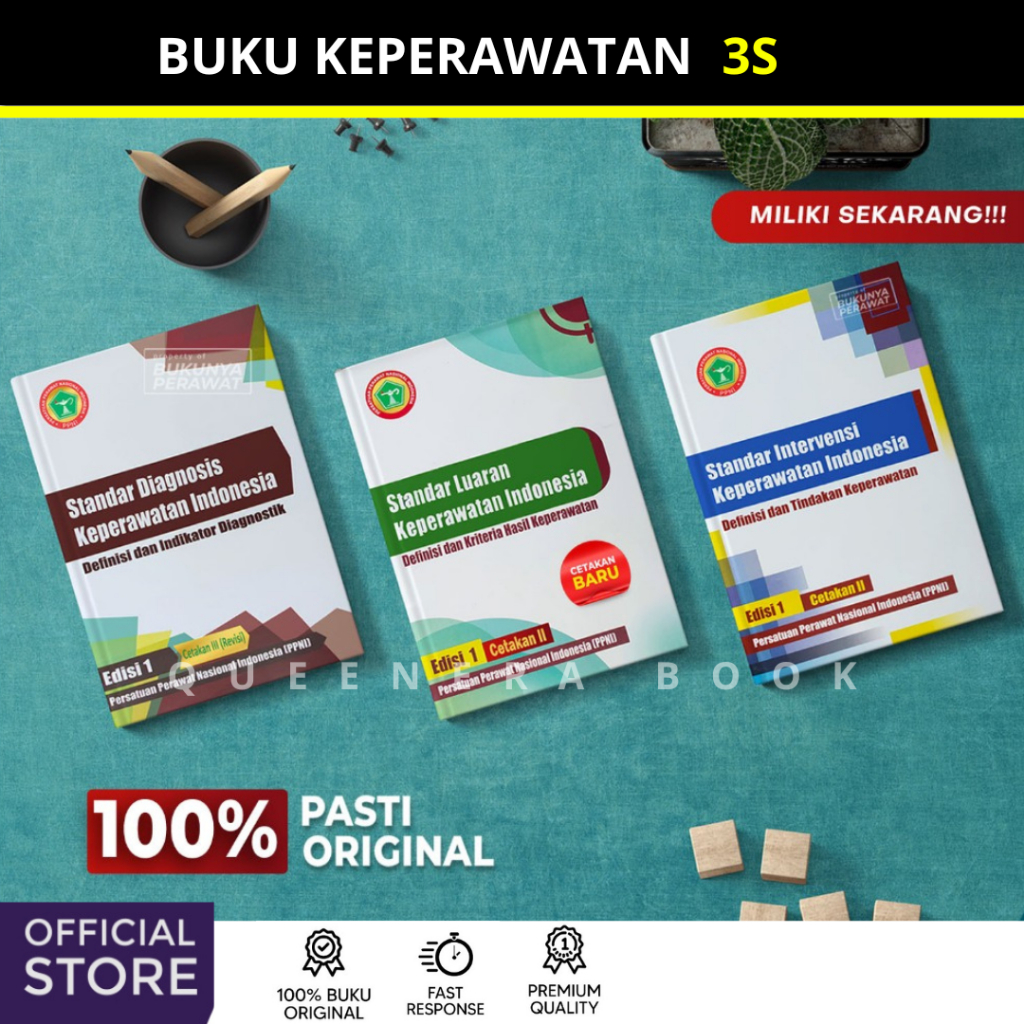 Jual Buku Paket Keperawatan 3S PPNI Edisi Revisi Terbaru 3S ( SDKI,SIKI, SLKI ) | Shopee Indonesia