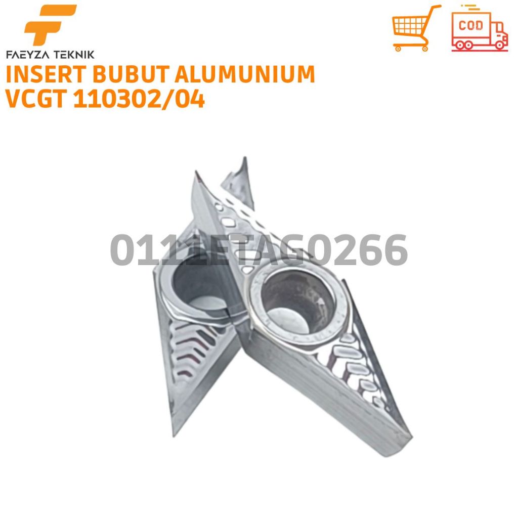 Jual Insert Bubut Alumunium VCMT VCGT 1103 Cocok Untuk Holder SVJBR ...