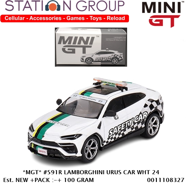 Jual MINI GT #591R LAMBORGHINI URUS SAFETY CAR WHITE 24 - DIECAST ...