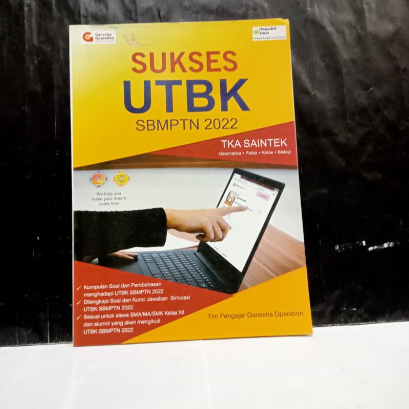 Jual Buku Sukses UTBK SBMPTN 2022 TKA SAINTEK - TIM Pengajar Ganesha Operation | Shopee Indonesia
