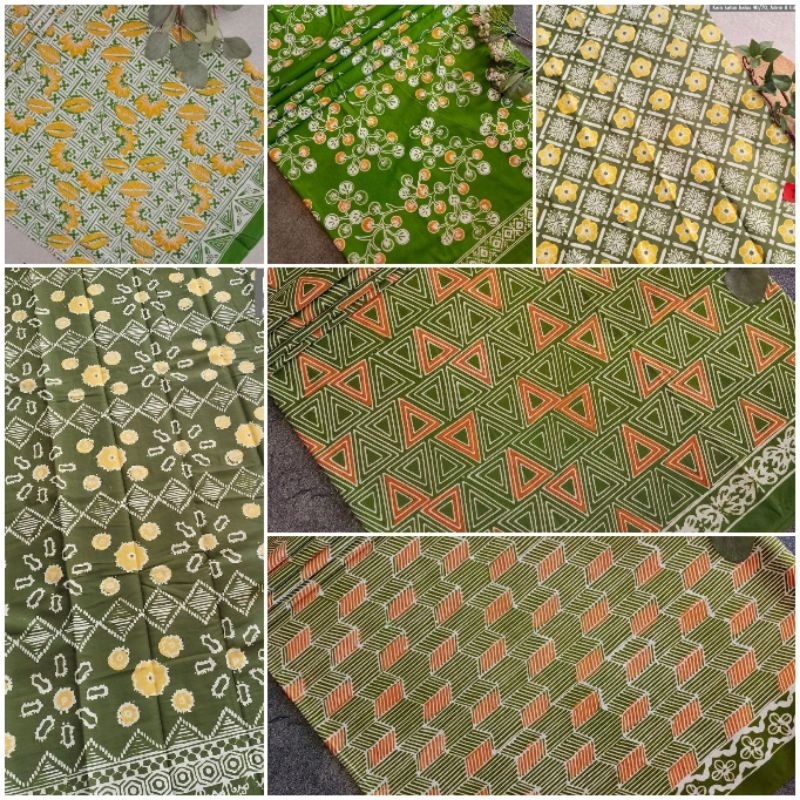 Jual Kain Batik Hijau Kuning Kain Batik Cap Hijau Kuning Batik Cap Hijau Kuning Kain Batik Katun