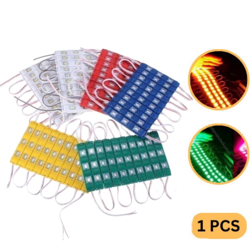 Jual Lampu Strip Modul SMD 5730 3 Titik Led 3 Mata Injection Module 12V | Shopee Indonesia