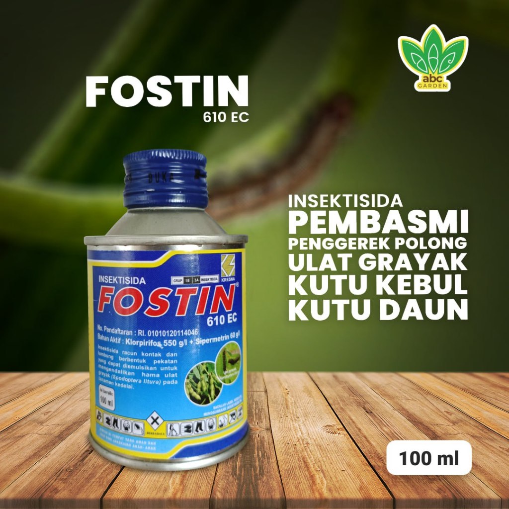 Jual [100ml] Fostin 610EC - Untuk Membasmi Ulat Grayak, Kutu Kebul ...
