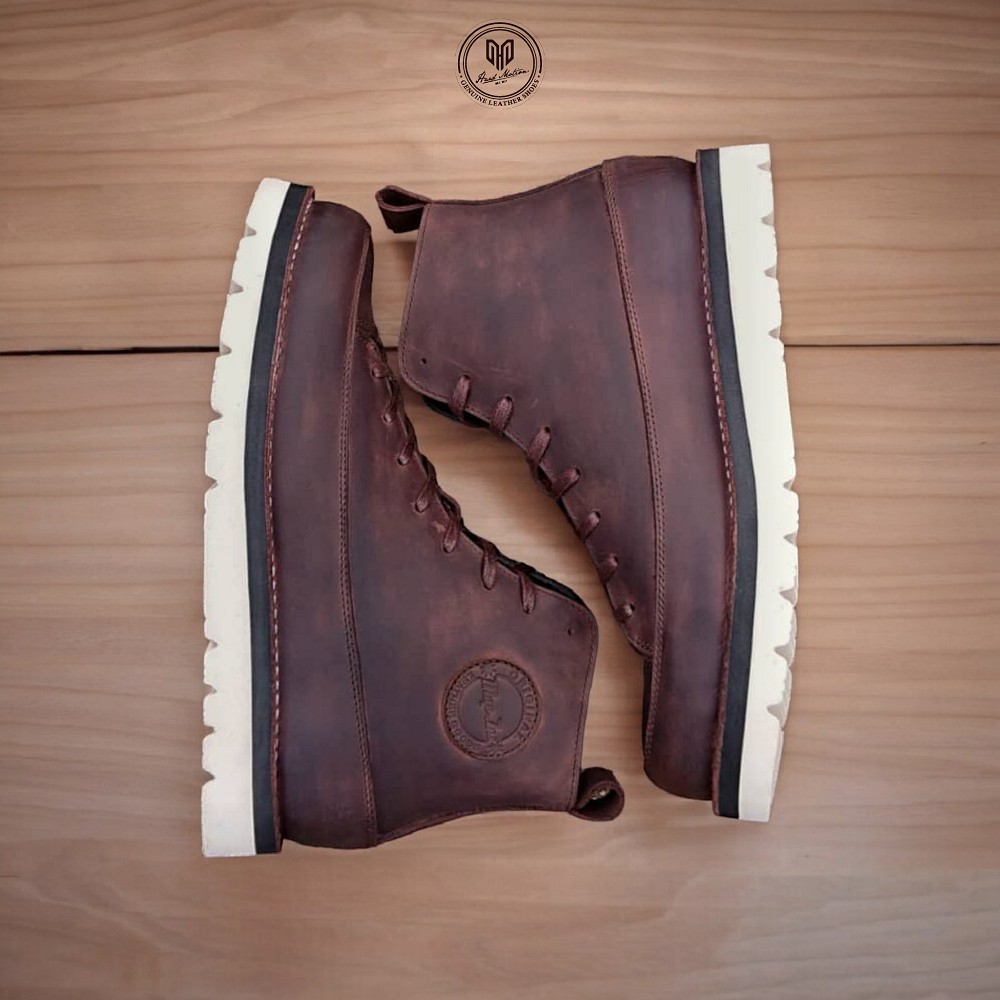 Jual Hard Motion Lexus Dark Brown Sepatu Pria Boots Sneakesr Cowok ...