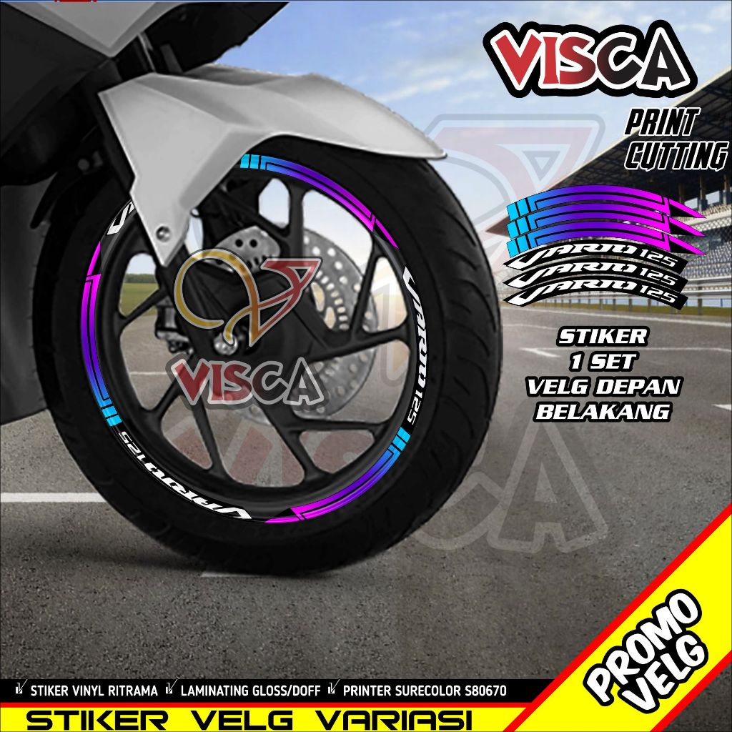 Jual Stiker Velg List Velg Motor Stiker Velg Vario 125 Motif Bunglon E ...