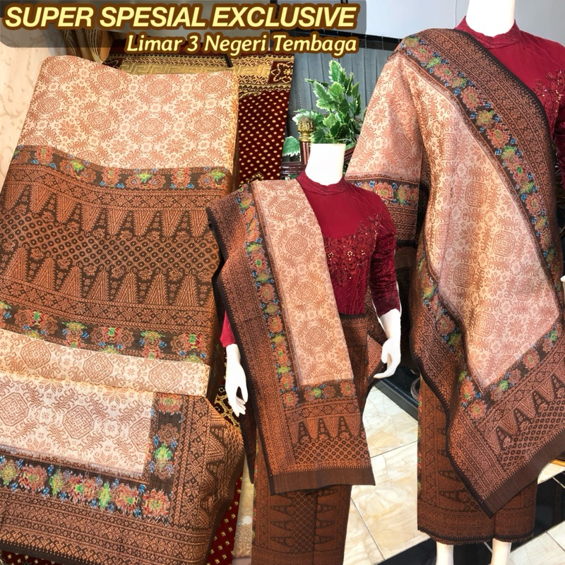 Jual Classic Elegant Songket Tembaga limar 3 Negeri ORI SUPER SPESIAL ...