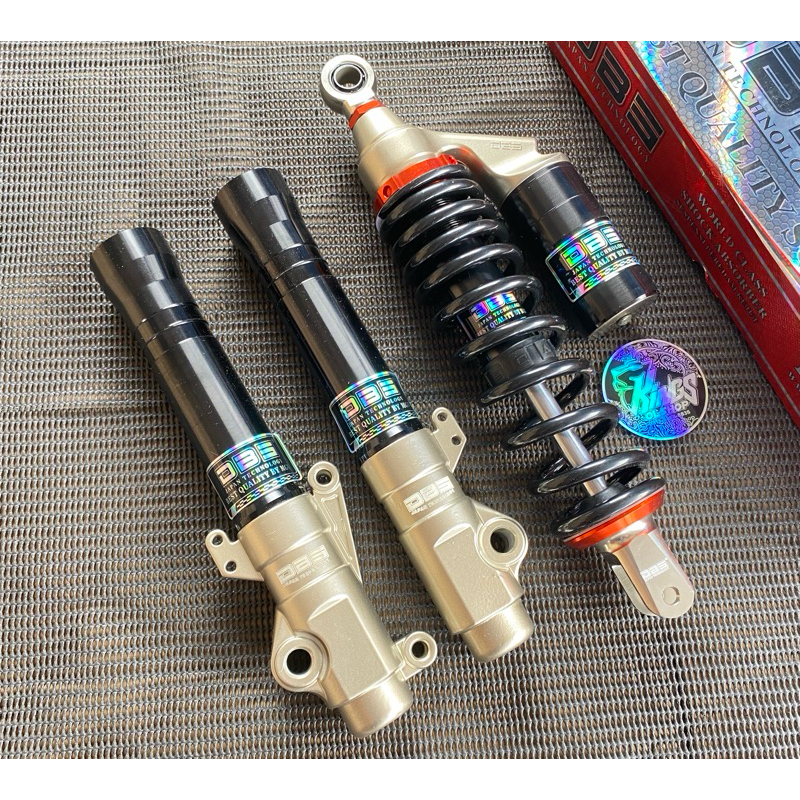 Jual paket shockbreaker depan belakang DBS original beat mio vario ...