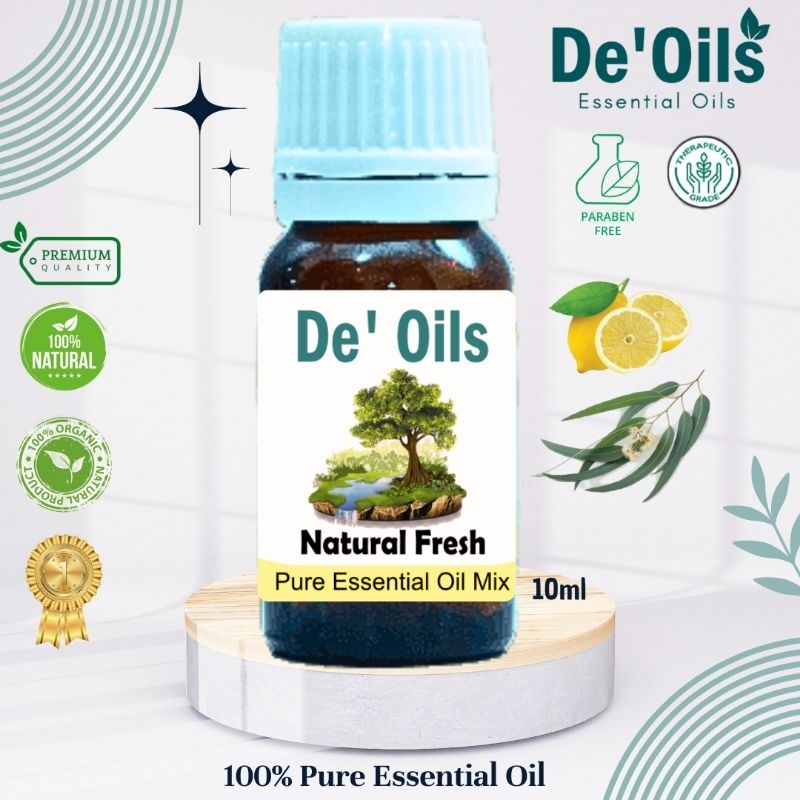 Jual De'Oils Natural Fresh Essential Oil Murni Berkualitas Imune ...