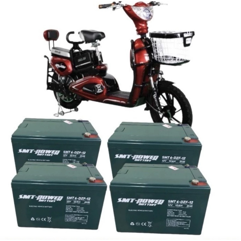 Jual Baterai Sepeda listrik SELIS 1 PAKET 48v 12Ah Aki Kendaraan Motor ...