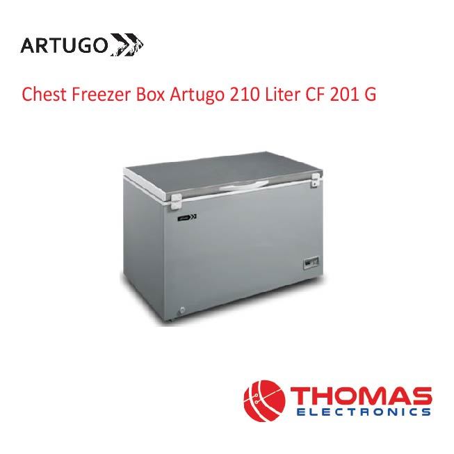 Jual Chest Freezer Box Artugo 210 Liter CF201G CF 201 G Silver Garansi ...