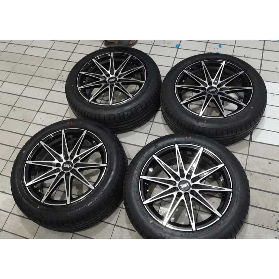 Jual Paket Velg HSR Dan Ban Mobil Ukuran 215 55 R17 Accelera Phi Tipe Kccx Pcd 5X100 Warna Two ...