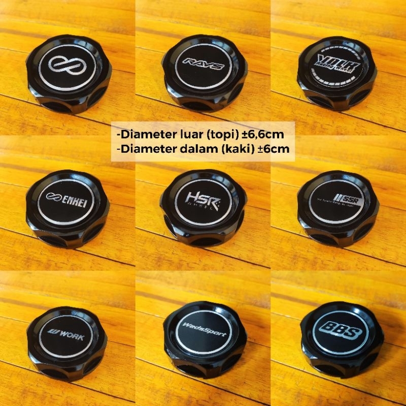 Jual DOP VELG MOBIL VARIASI TUTUP AS RODA VARIASI COMPE RALLY DIAMETER ...