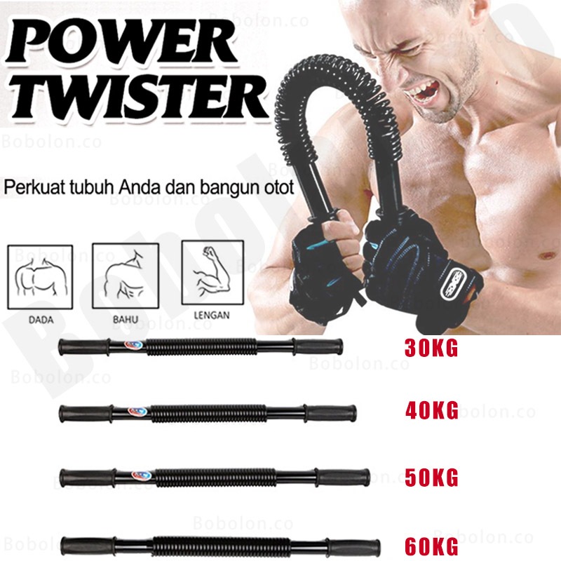 Jual Latihan Power Twister 20 KG - 60 KG Alat Olahraga Power Bender ...