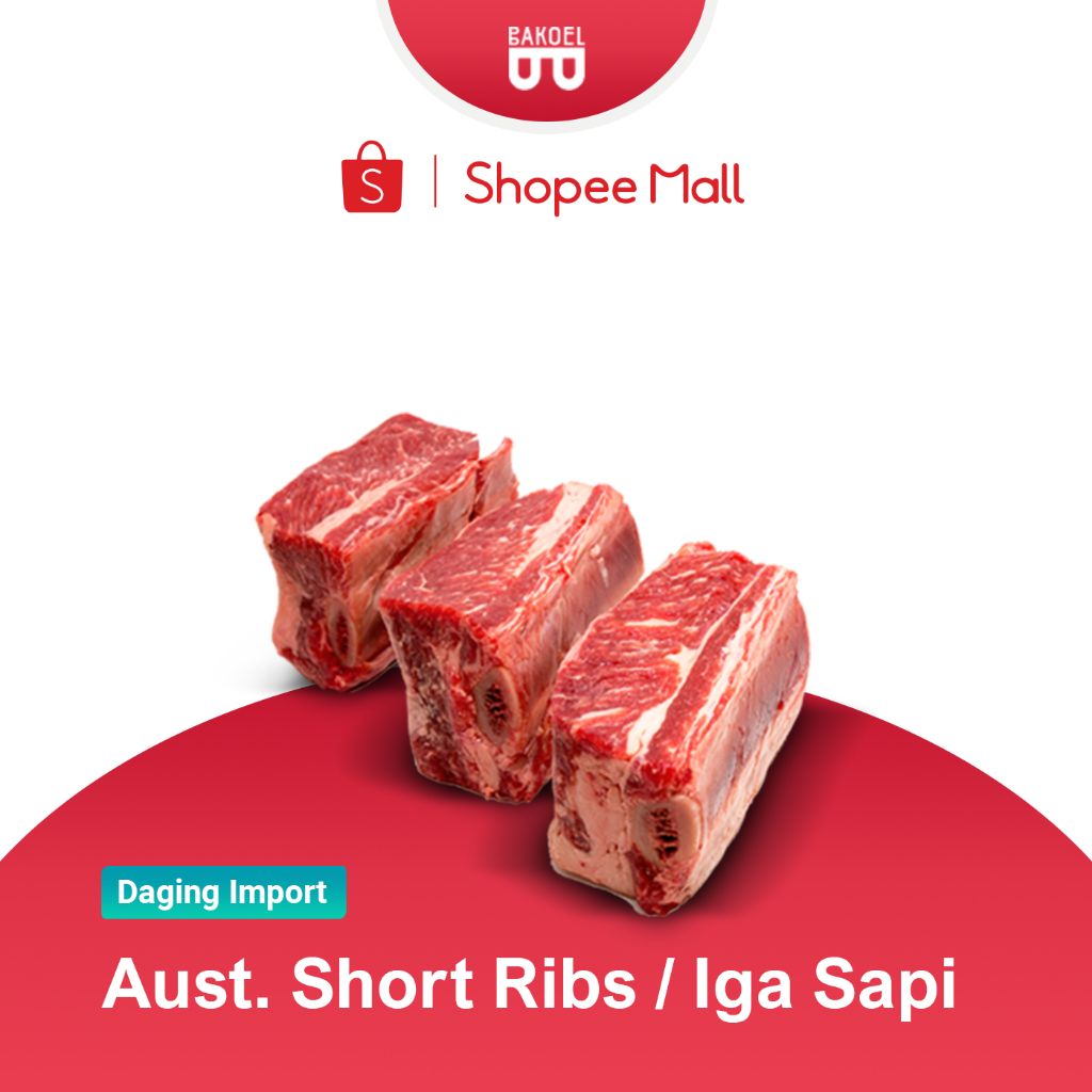 Jual Daging Iga Sapi / Beef Short Ribs - Daging Sapi Impor | Shopee ...