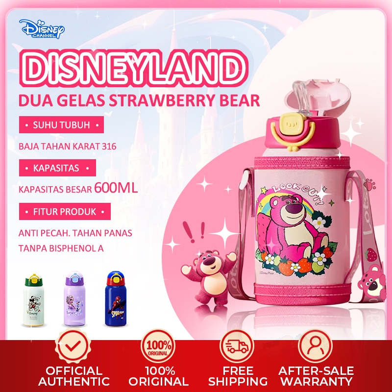 Jual Disney Botol Minum Termos Anak Stainless 316 sedot dan tuang ...