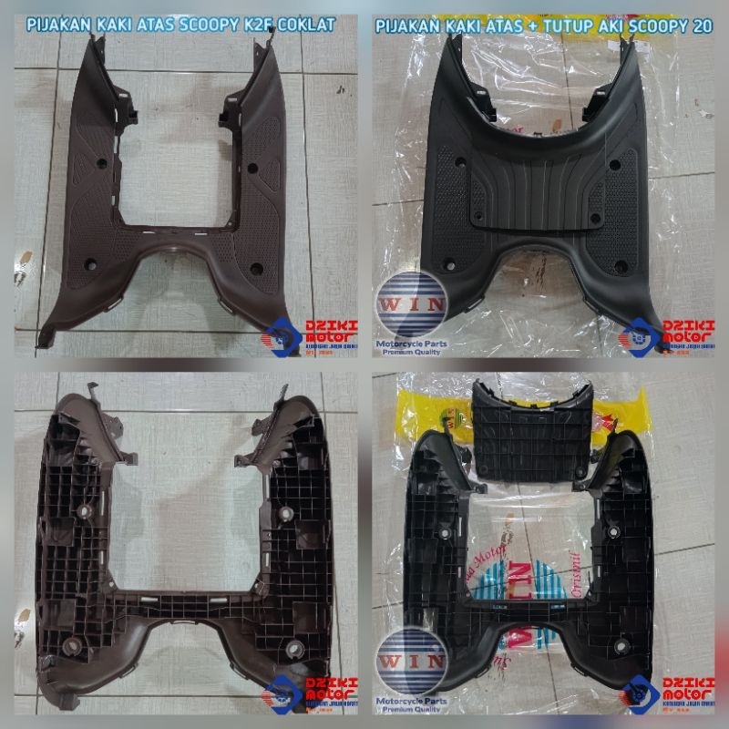 Jual Step Floor Dek Pijakan Kaki Atas Honda Scoopy FI ESP New Prestige K2F Hitam Coklat Merek ...