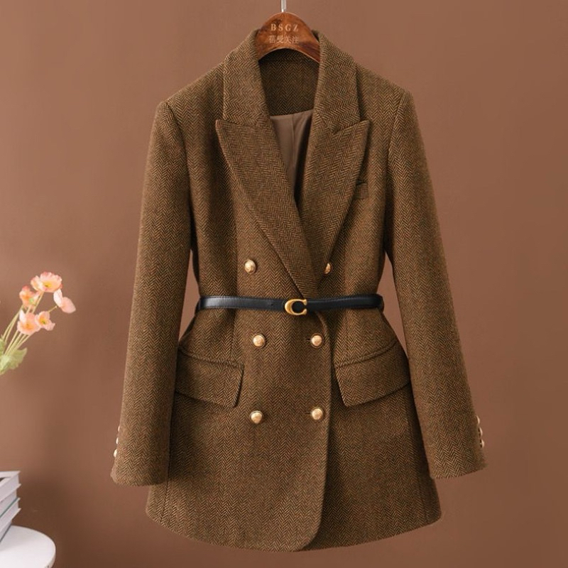 Jual [ Premium Series ] Autumn and Winter High End Double Breasted ...
