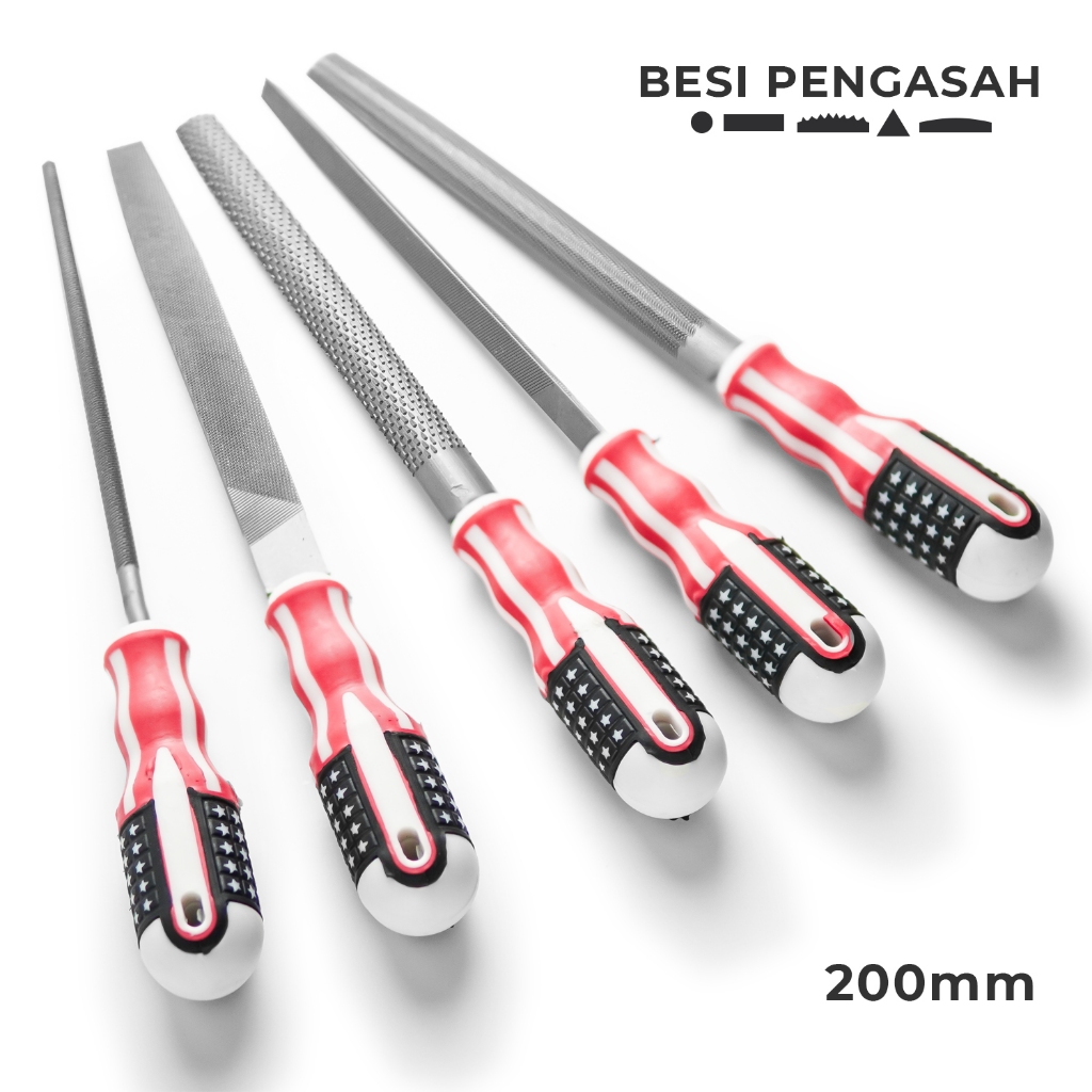 Jual Allefix Kikir Besi 8 inch Lurus - Bulat - Kotak - Segitiga ...