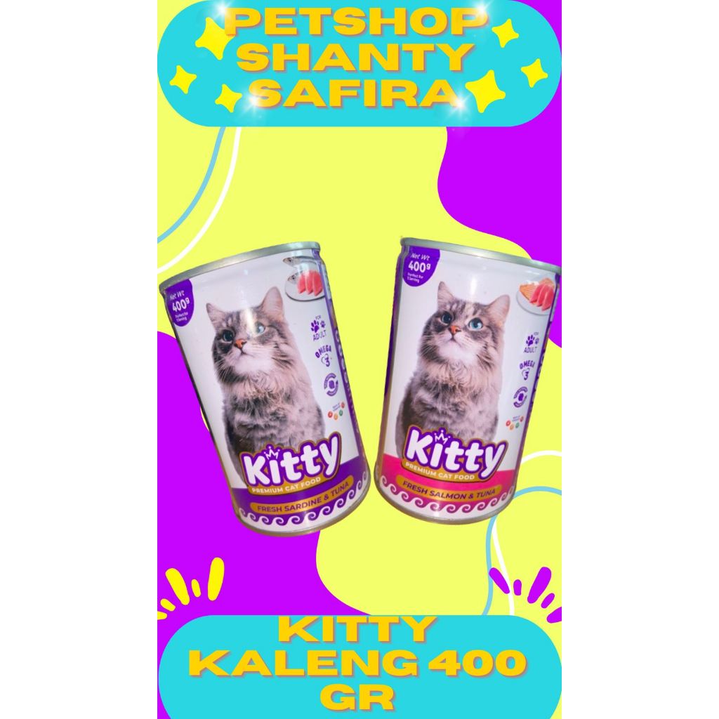 Jual MAKANAN KUCING KITTY CAT PREMIUM 400 GR FOR ADULT MAKANAN BASAH ...
