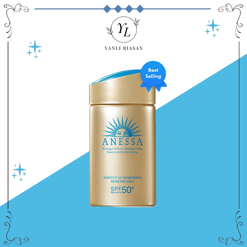 Jual ANESSA Sunscreen New Perfect UV Sunscreen Skincare Milk SPF 50+ PA ...