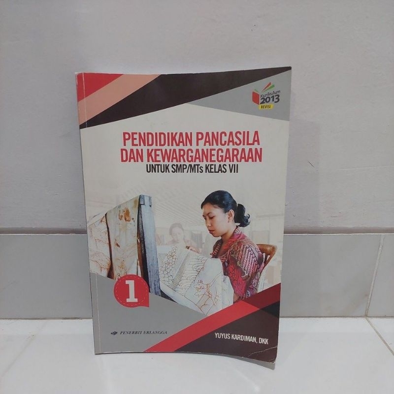 Jual Pendidikan Pancasila dan Kewarganegaraan untuk SMP/MTs Kelas VII Penerbit Erlangga 1 ...