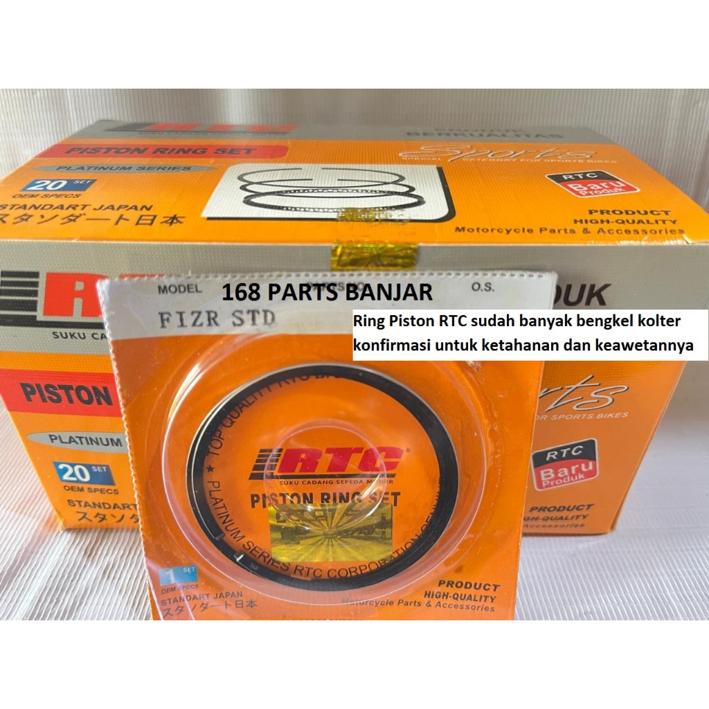 Jual Rtc Ring Piston Yamaha Force 1 / Force1 / FIZR / Poswan / Foswan ...
