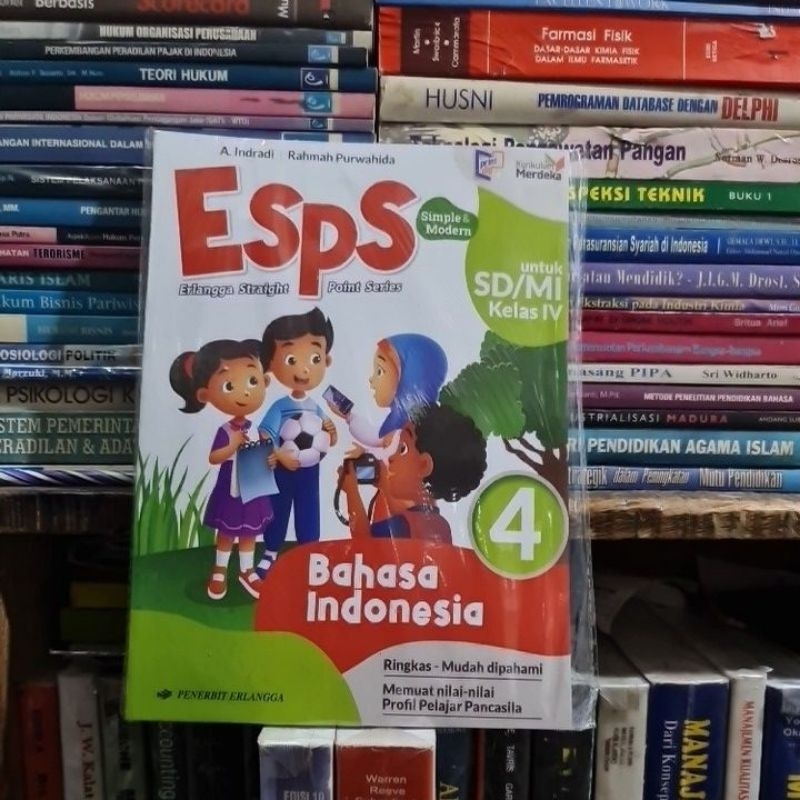 Jual Esps Bahasa Indonesia kelas 4 SD KURIKULUM MERDEKA BY ERLANGGA | Shopee Indonesia