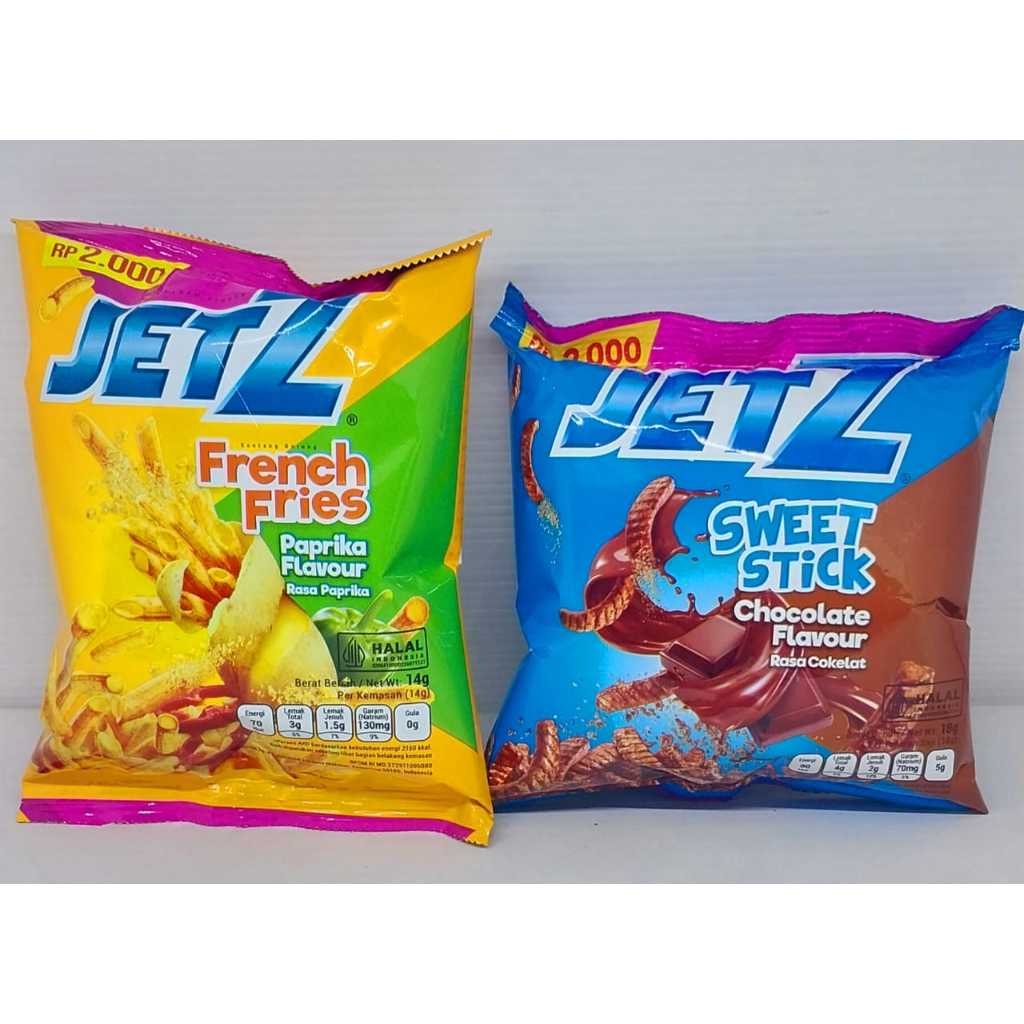Jual Chiki JETZ Varian Coklat dan French Fries 1 Renceng/Rencengan Isi ...