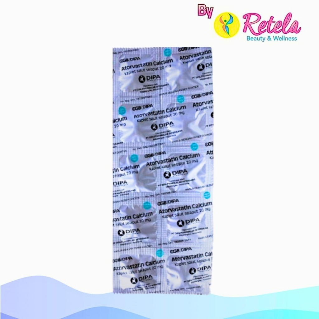 Jual Atorvastatin 20Mg 1 Strip 10 Tablet | Shopee Indonesia