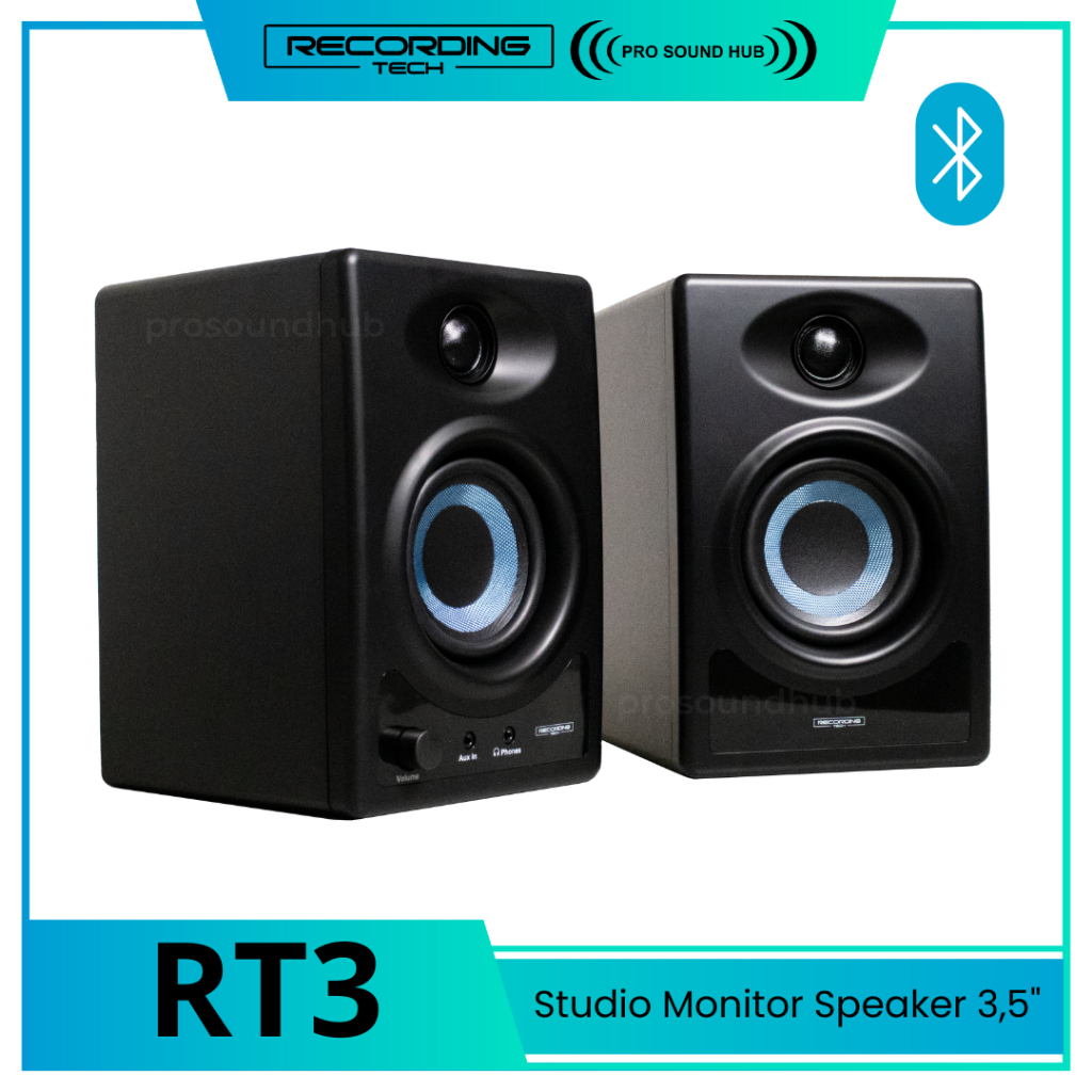 Jual Recording Tech RT3 RT-3 RT 3 Active Speaker Monitor Aktif 3,5" 3,5 ...