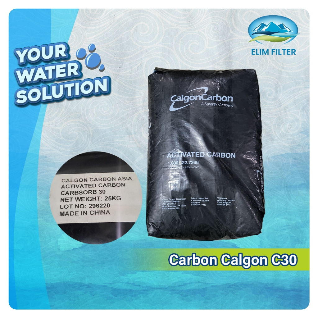 Jual Calgon Carbon C30 - Karbon Aktif Calgon C30 - 1 sak 25 kg | Shopee ...