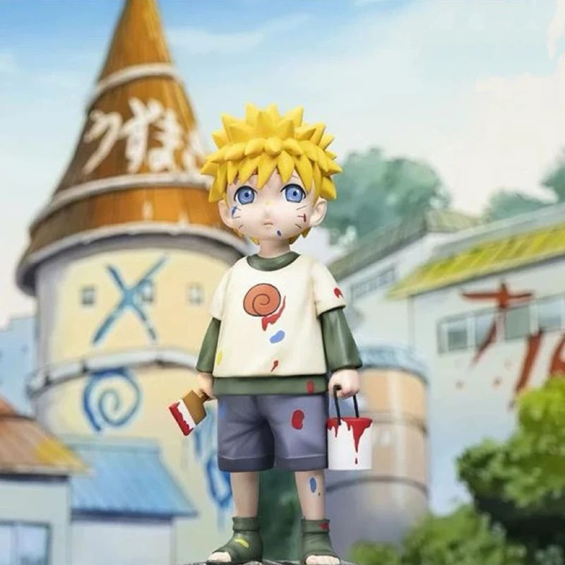 Jual Action Figure Uzumaki Naruto Childhood Kid Rubah Ekor Sembilan ...