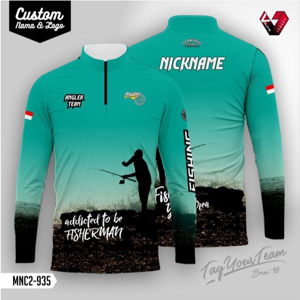 Jual Baju Mancing / Jesey Mancing / Kaos Fishing / Fishing Mania Club ...
