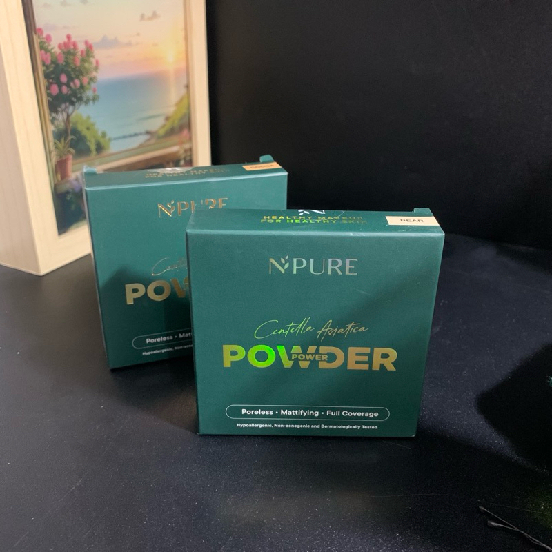 Jual npure power powder cocoa pear bedak padat npure tasya farasya ...