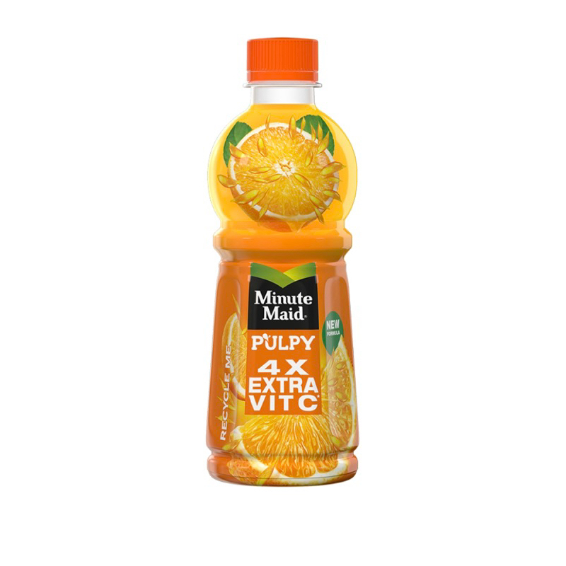 Jual Minute Maid Pulpy Orange Minuman Jus Buah Rasa Jeruk Botol 300 ml ...