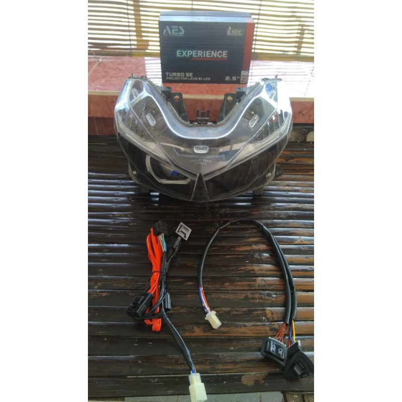 Jual Headlamp biled Vario led old fullset PNP siap pakai | Shopee Indonesia