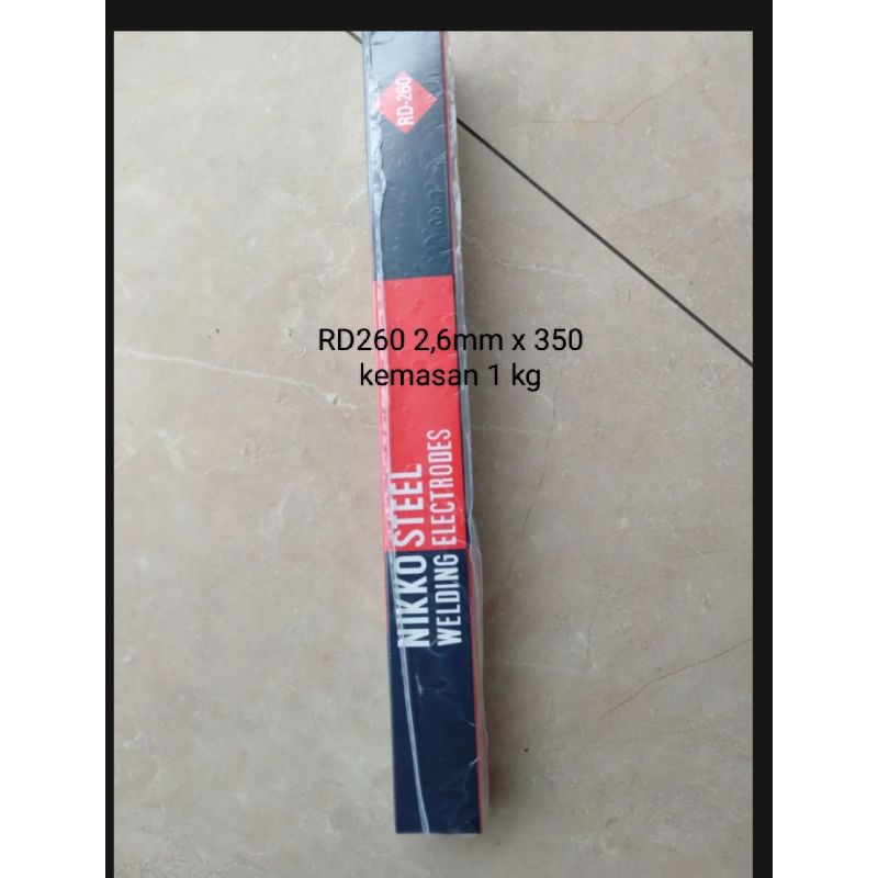 Jual kawat lass Nikko steel RD 260 2,6mm x 350mm per 1kg | Shopee Indonesia