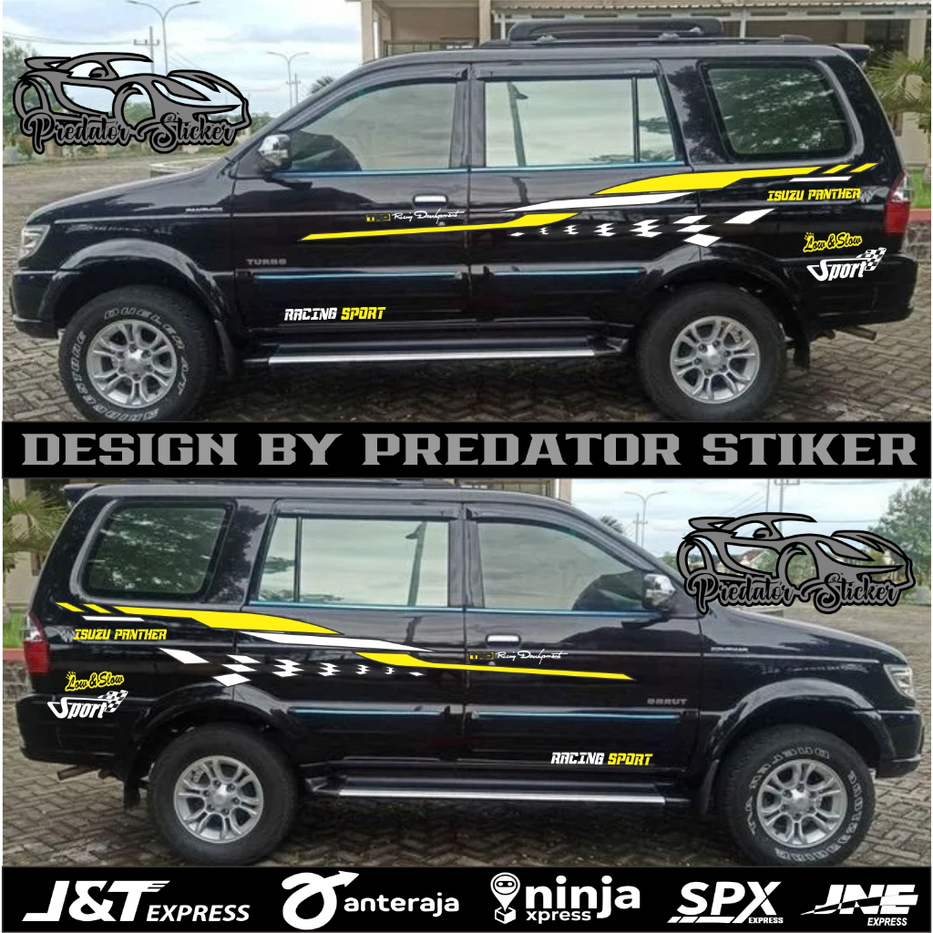 Jual NEW STIKER MOBIL PANTHER STICKER STIKER TRIBAL MOBIL ISUZU MUX ...