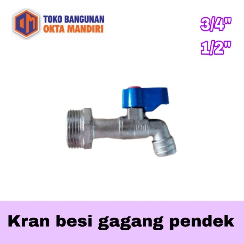 Jual OKM- Kran besi model onda/ kran gagang pendek 1/2" , 3/4" - Kran ...