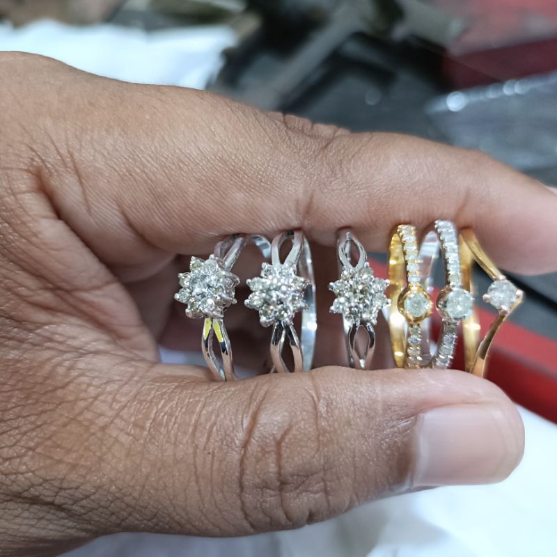 Jual ring perak mata berlian | Shopee Indonesia
