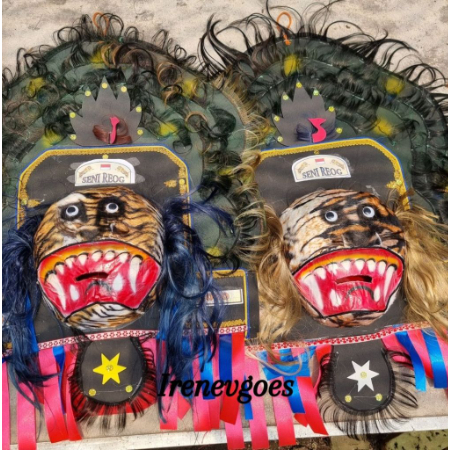 Jual Mainan Tradisional Topeng Kucingan Dadak Merak Reog Ponorogo ...