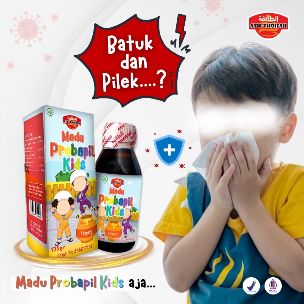 Jual Obat Batuk pilek Madu Probapil madu batuk pilek anak anak | Shopee ...