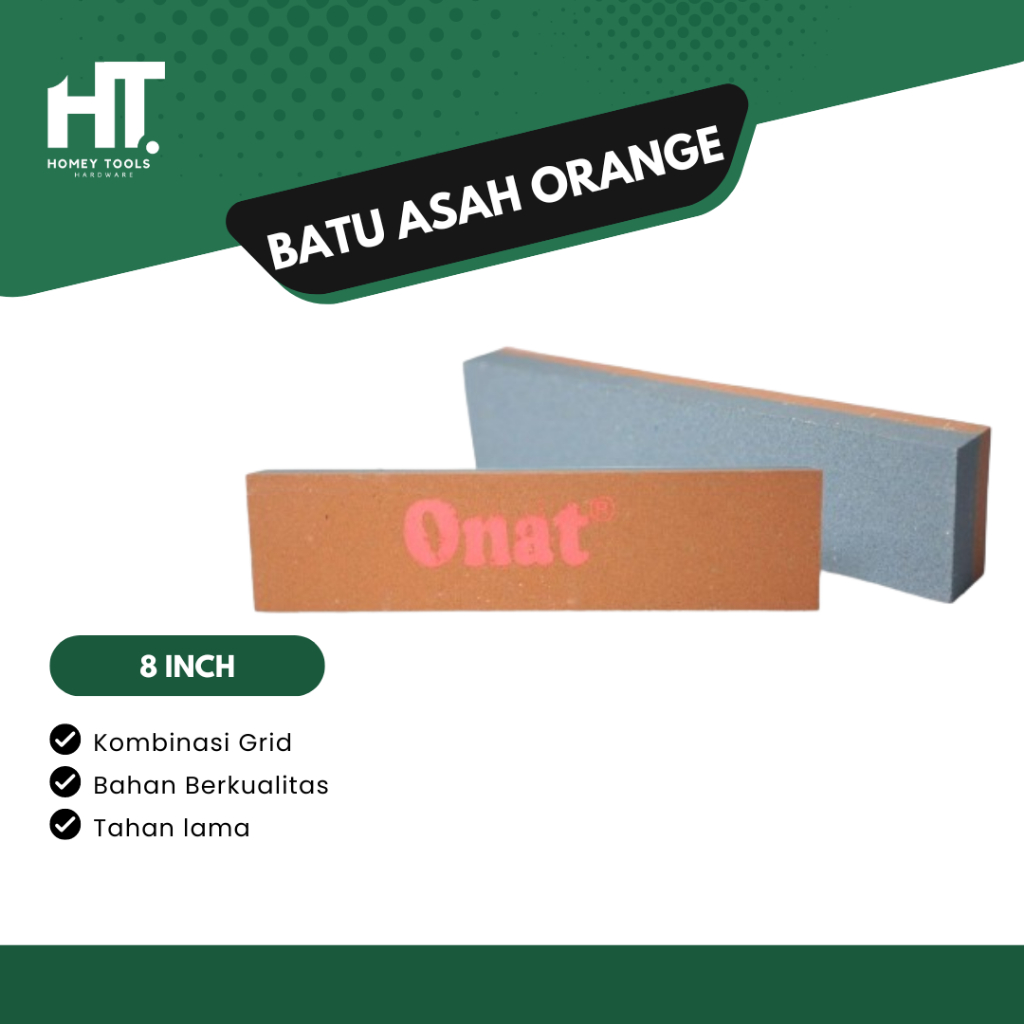 Jual ONAT Batu Asah Pisau 8 Inch / Batu Gosok 8 Inch / Batu Asah ...