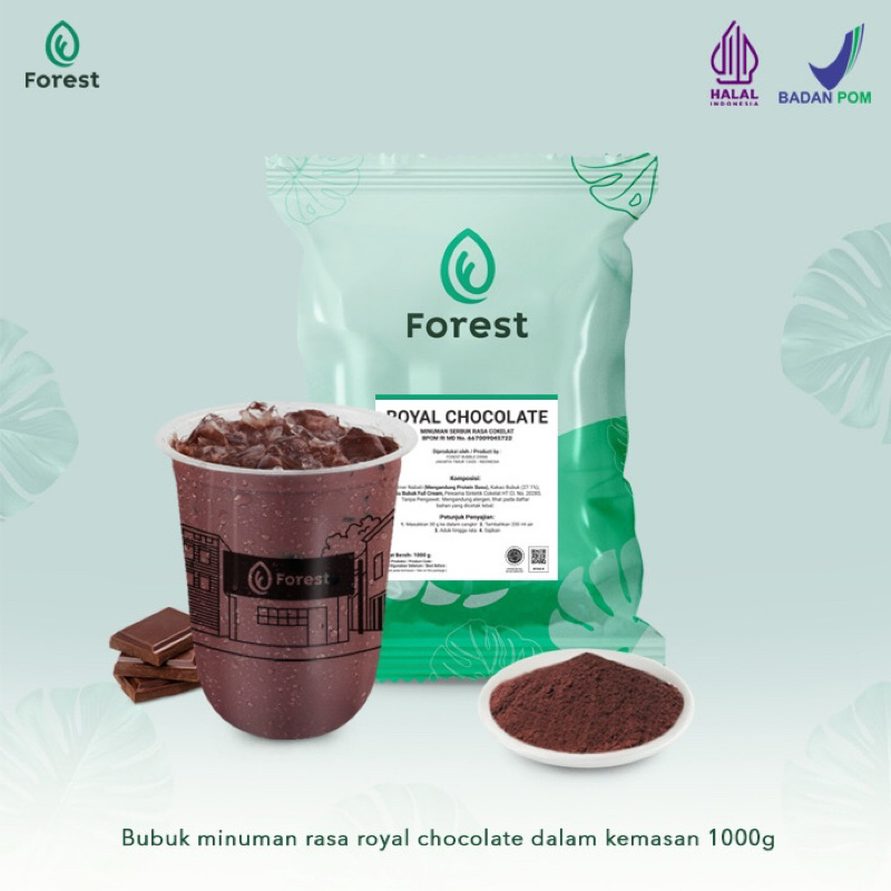 Jual Bubuk Minuman Coklat ROYAL CHOCOLATE Powder 1000 gr - FOREST ...
