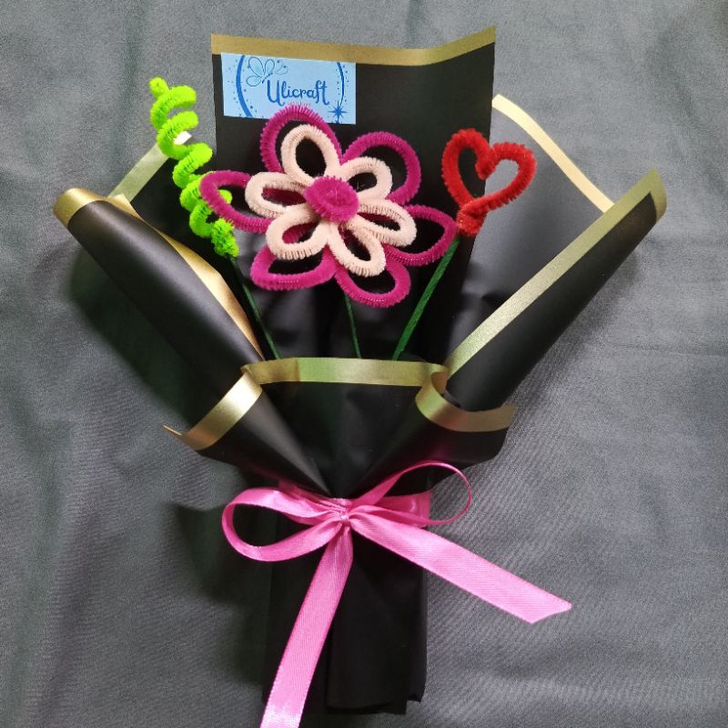 Jual Bucket Kawat Bulu/Bucket Pipe Cleaner/ Bucket Wisuda by Ulicraft ...