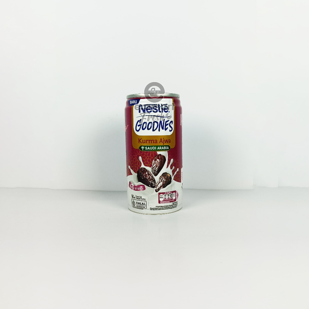 Jual NESTLE GOODNES KURMA AJWA MILK CAN 189ML | Shopee Indonesia