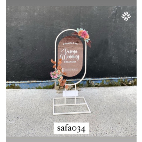 Jual DEKORASI ELEGANT / DEKORASI SERBAGUNA STANDING FRAME LONJONG ...